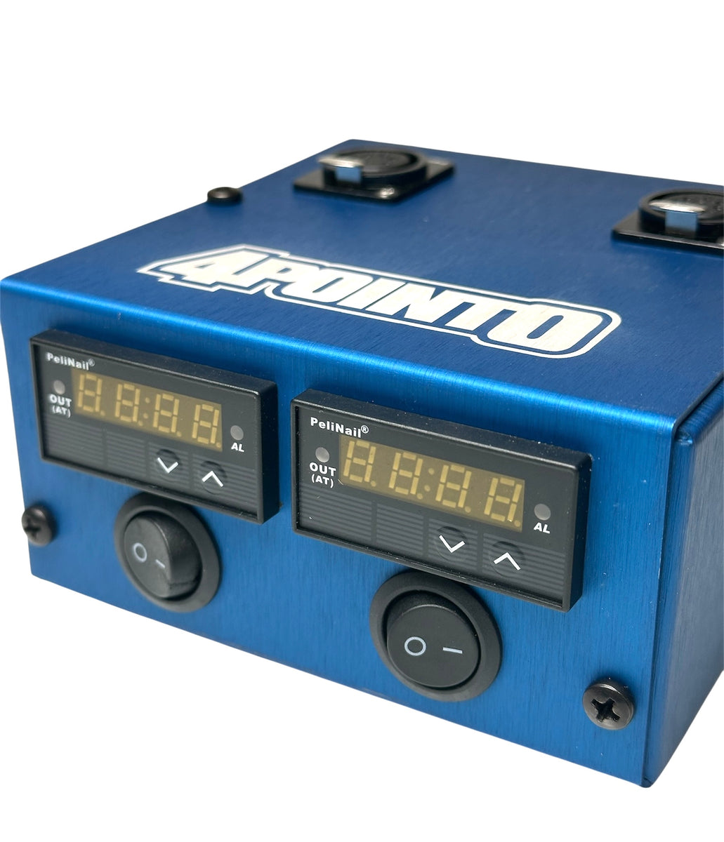 Aluminum Dual Port Enail Controller – 4.0 Glass